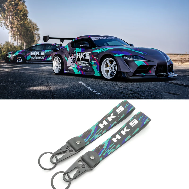 JDM-HKS-Racing-Modified-Cultural-Style-Eagle-Mouth-Keychain-Heat ...