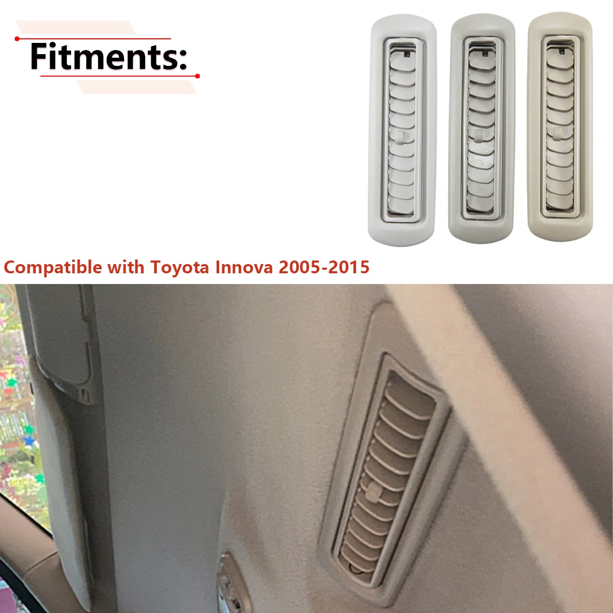 Car-Dashboard-Air-Conditioner-Vent-Outlet-Panel-For-2005-2015-Toyota ...