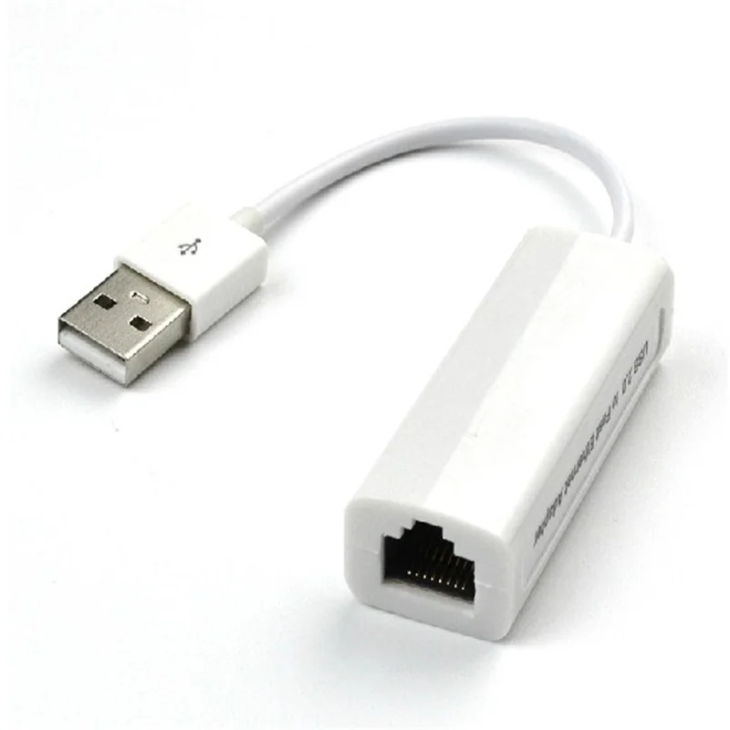 USB-LAN-Network-Card-White-Color-Chip-8152-Mini-USB-2-0-to-RJ45-LAN ...
