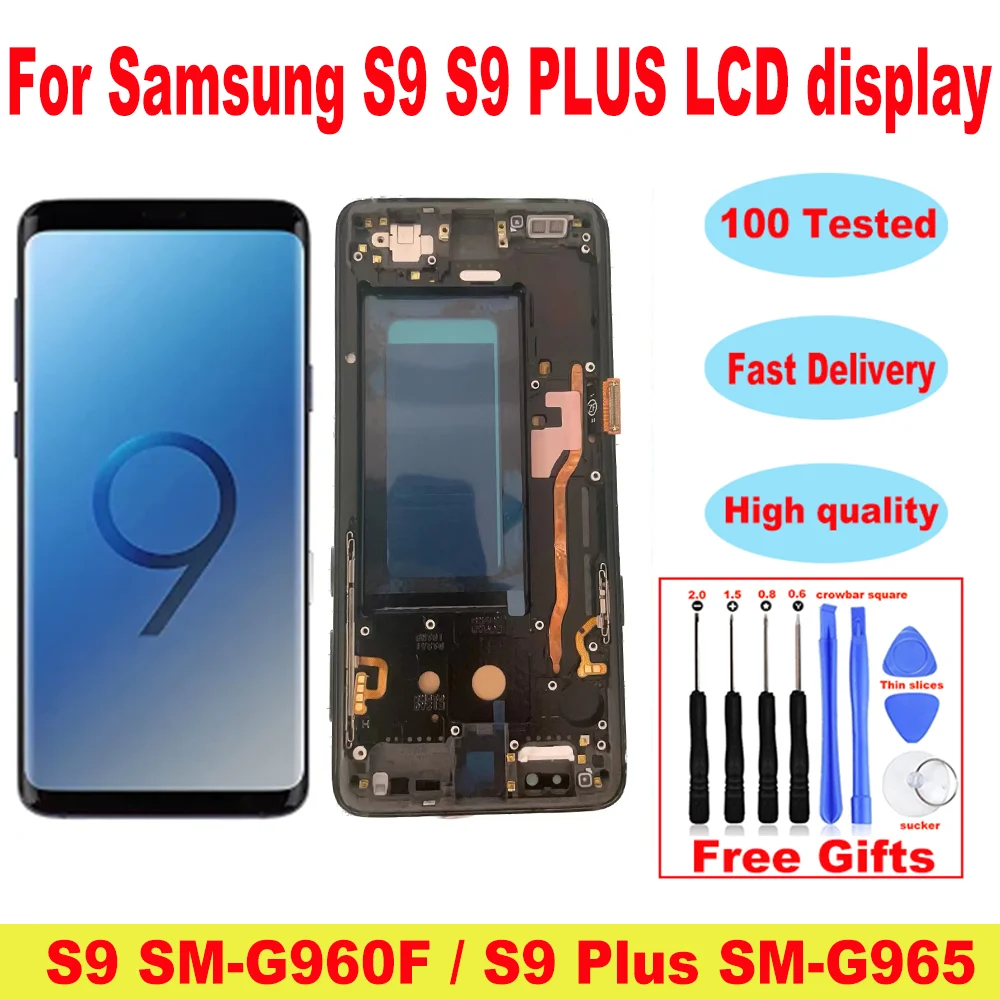 Perpect Screen LCD Display For SAMSUNG Galaxy S9 S9 plus Display Touch ...