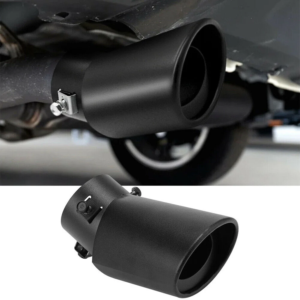 Car-Rear-Exhaust-Pipe-Tail-Muffler-Tip-Stainless-Steel-Exhaust-Pipe ...