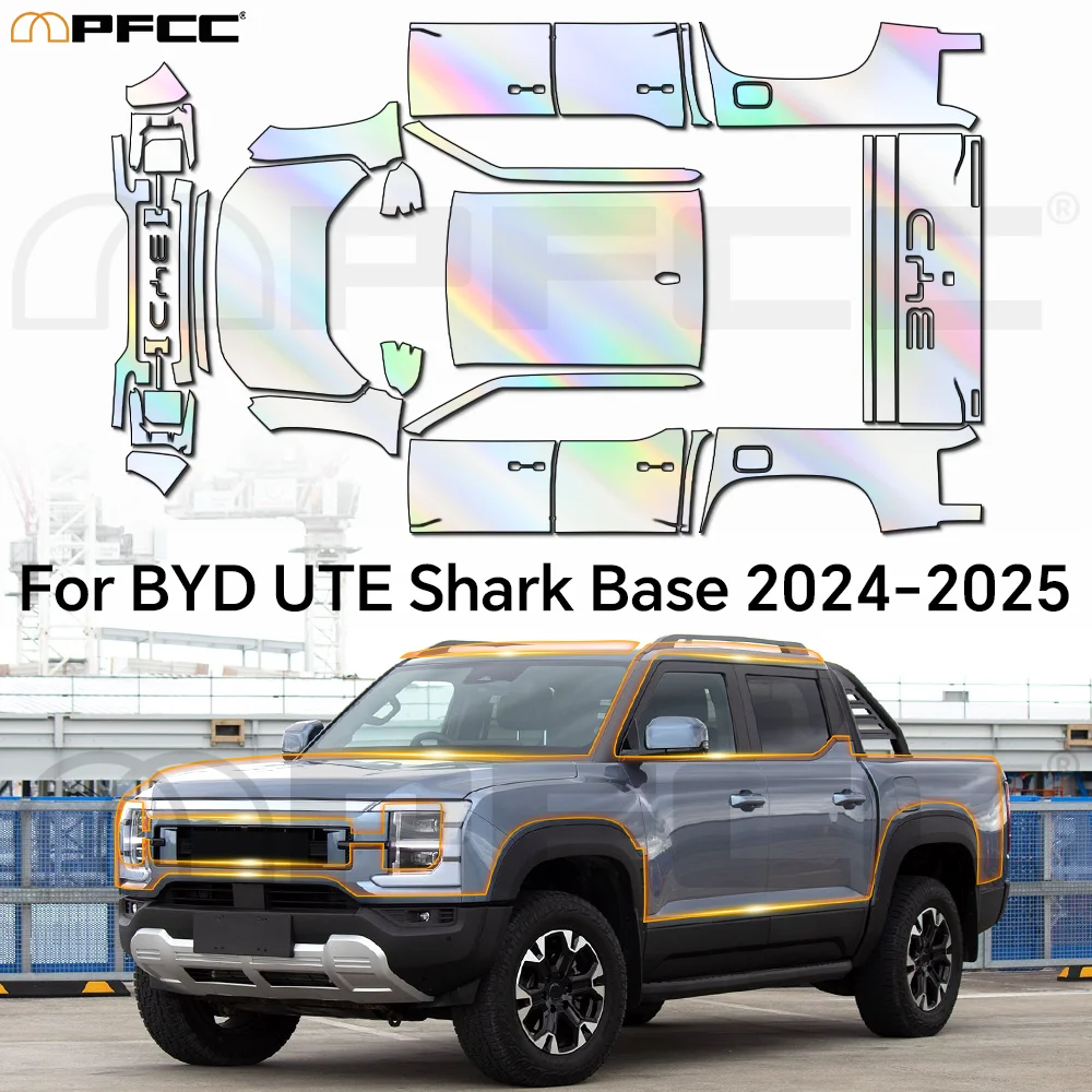 9Mil For BYD Shark 2024-2025 Paint Protection Film TPU Scratch ...