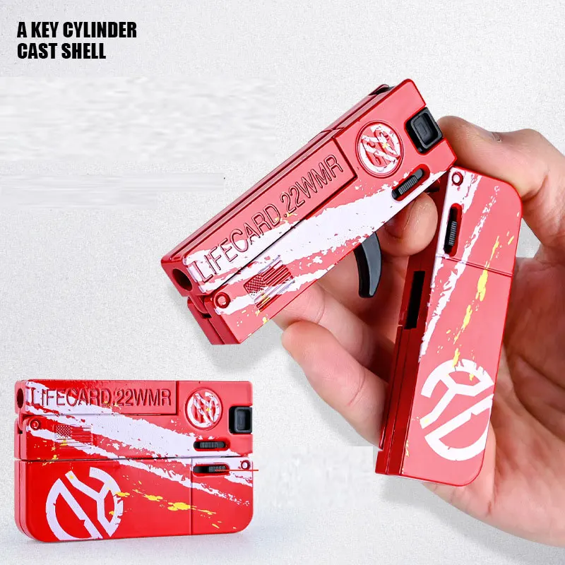 Pistola plegable de aleación de Lifecard mejorada, modelo de pistola de ...