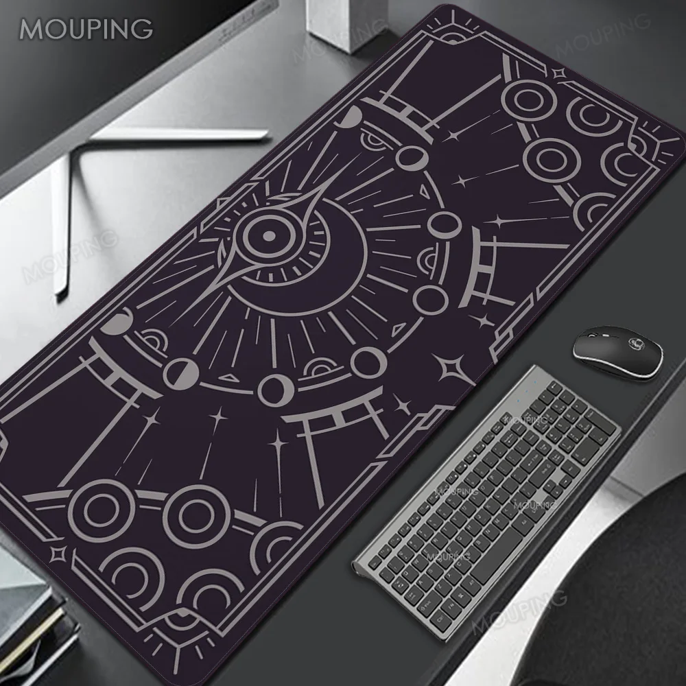 Grey-Mousepad-Big-Mouse-Pad-Gaming-Computer-Desk-Mat-Simple-Mouse-Pad ...