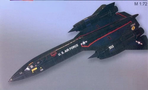 Lockheed-SR-71-blackbird-strategic-reconnaissance-aircraft-DIY-Paper ...