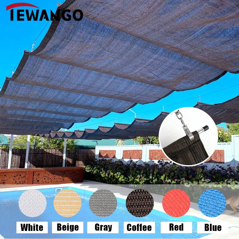 6-Color-Telescopic-Wave-Sunshade-Net-Anti-UV-HDPE-Shade-Cloth-Outdoor ...