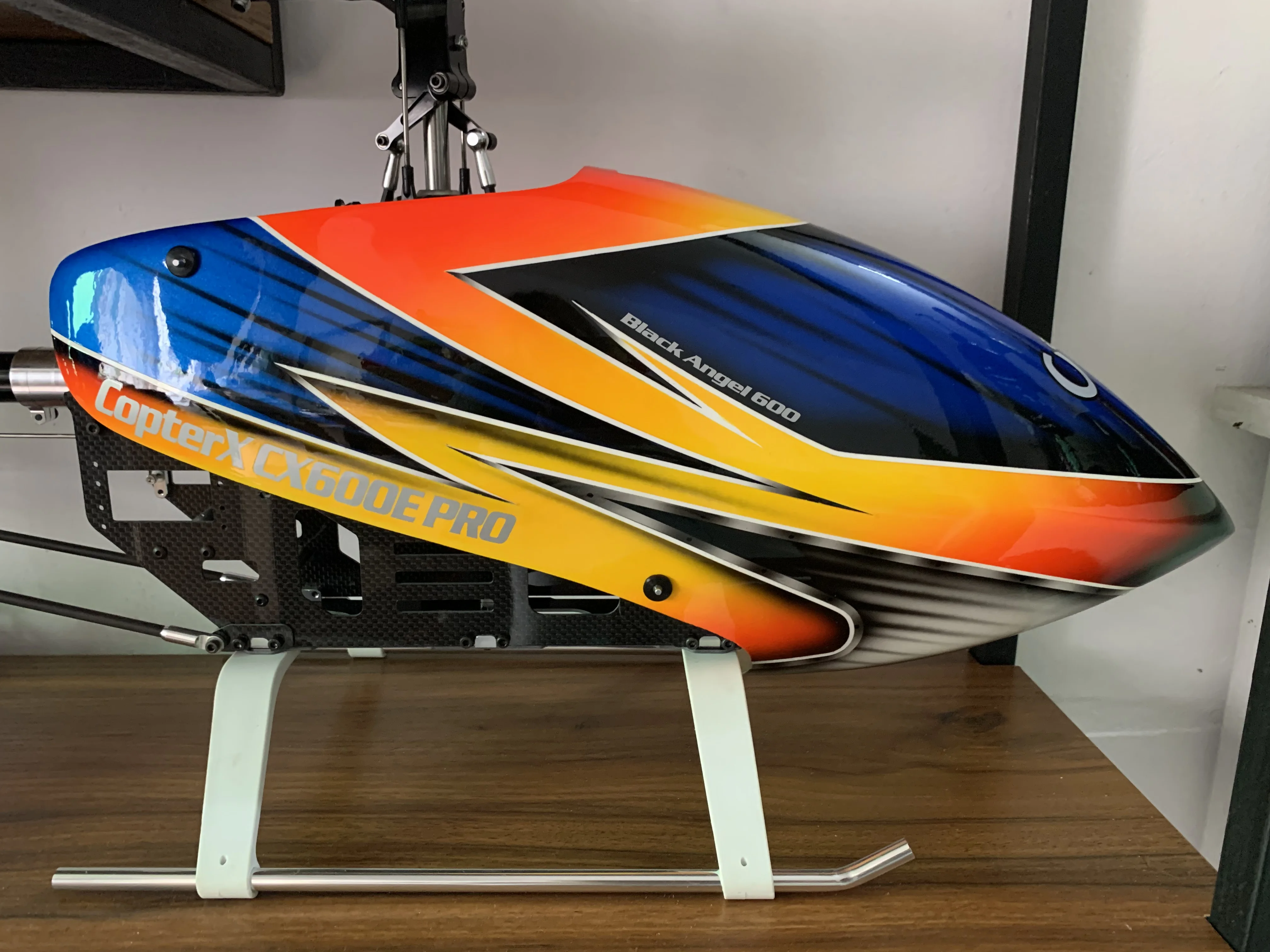 ALIGN T-REX CopterX 600 600E PRO Fiber Glass Canopy Dominator Painted ...