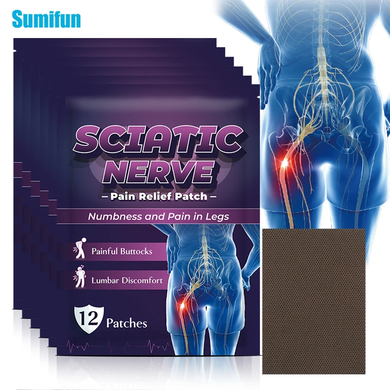 12-36-60-120Pcs-Sumifun-Sciatica-Patch-Rheumatoid-Arthritis-Hips-Pain ...