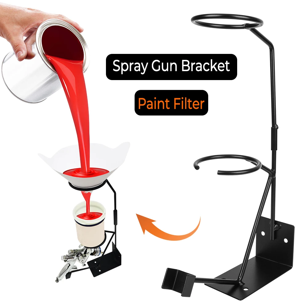 Storage-Rack-Household-Car-Paint-Sprayer-Stand-Bracket-Steel-Spray-Gun ...