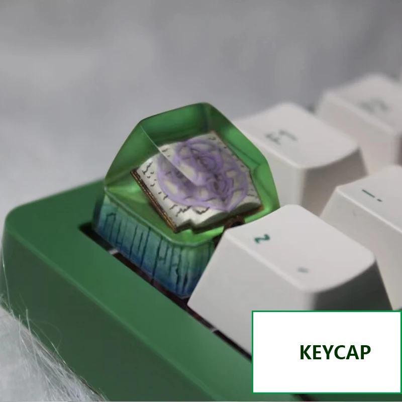DIY-Personalized-Handmade-Resin-Three-Dimensional-Book-Keycaps-With ...