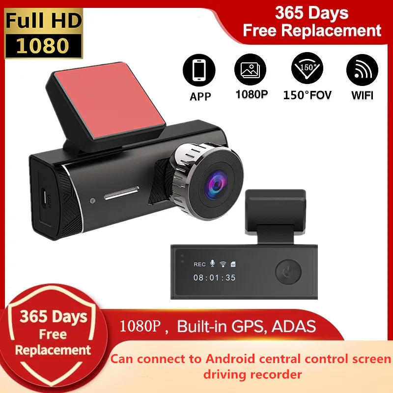 24 Hours Monitoring HD Car Camera ADAS Wifi Car Android Loop Recording ...
