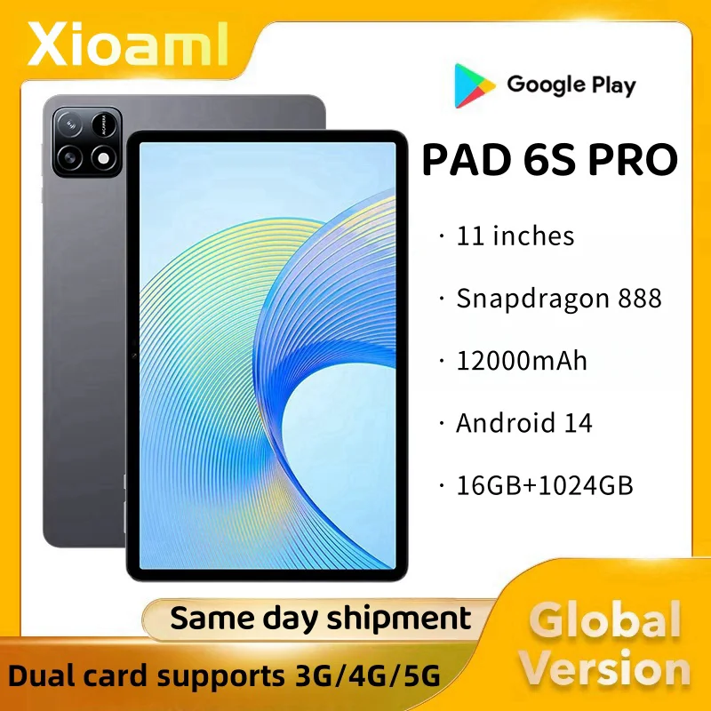 2024-versi-n-Global-Original-Xioami-Pad-6S-Pro-Tablet-11-pulgadas-HD-4K ...