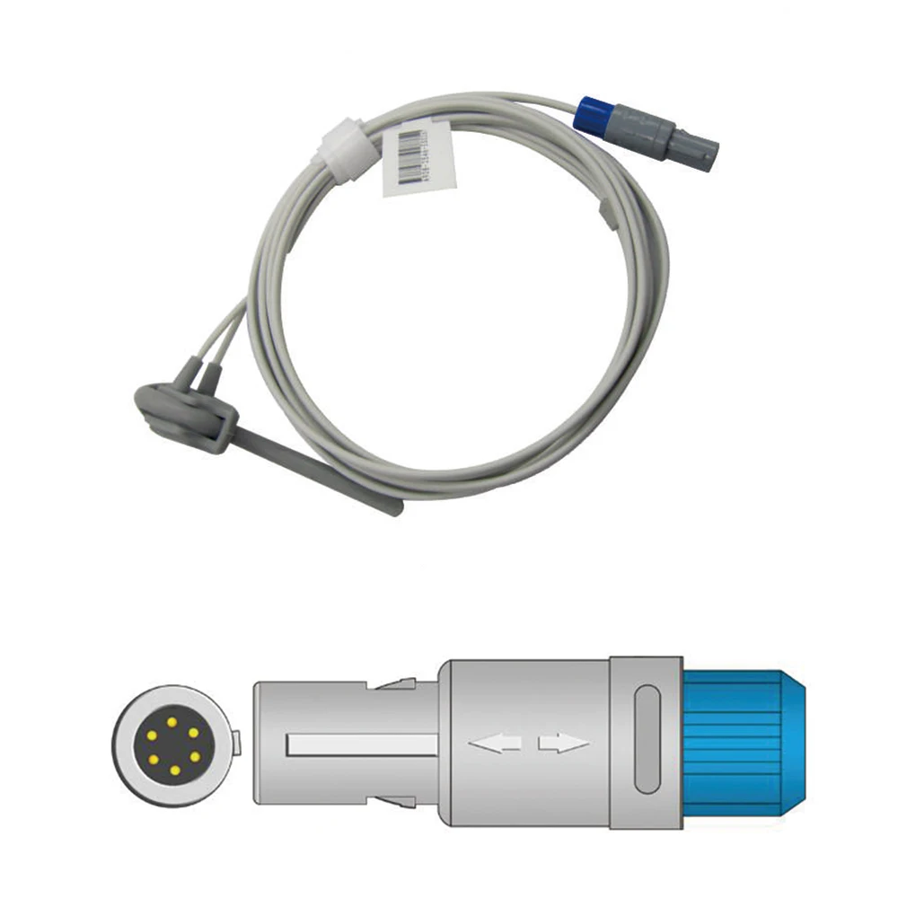 Compatible-with-Biocare-ADECON-6-Pin-single-Type-of-Monitor-Spo2-Probe ...