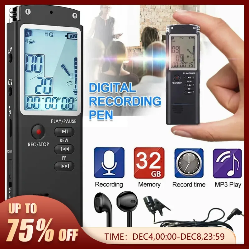 Digital-Voice-Recorder-Mini-Professional-Dictaphone-Audio-Recording ...