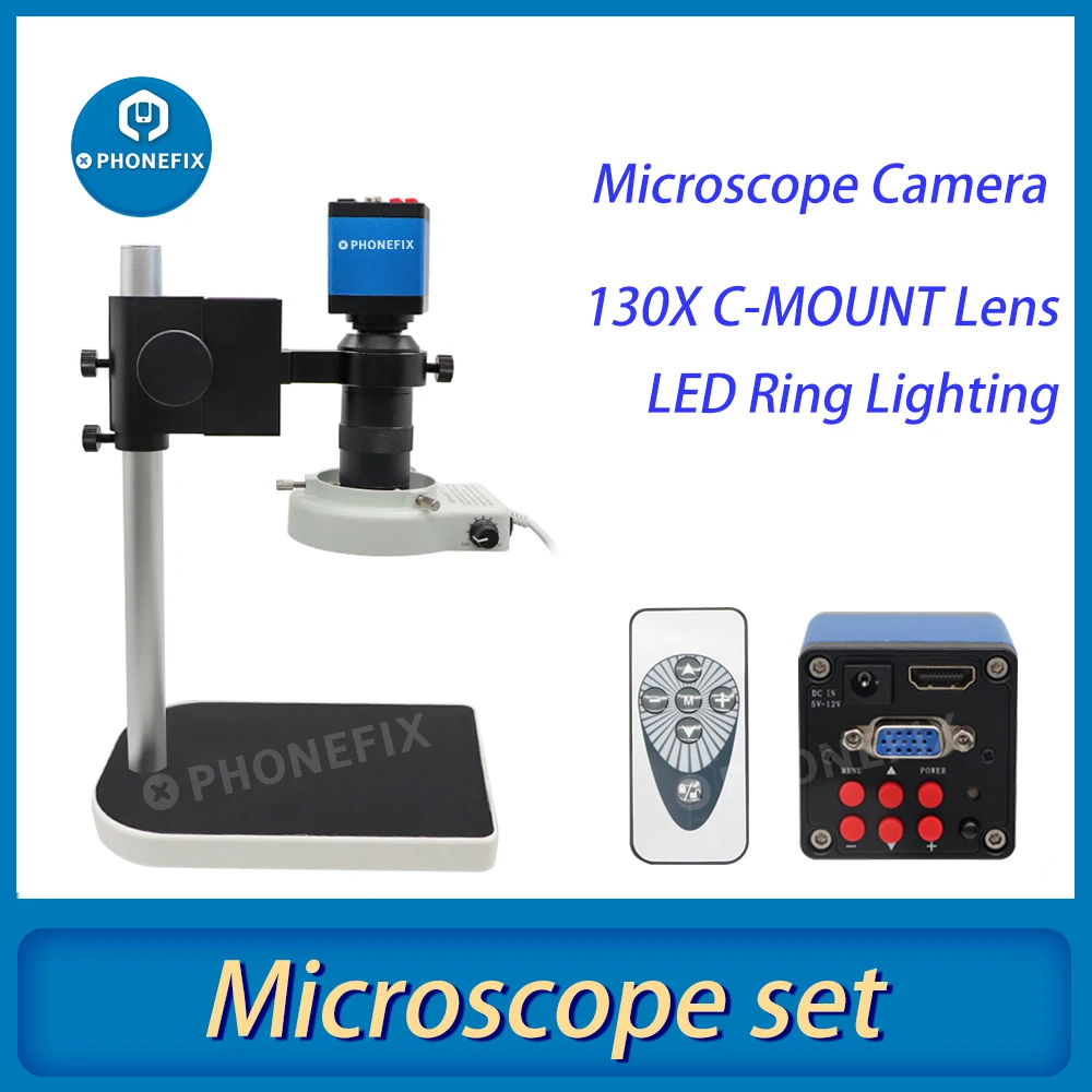 38MP-HDMI-VGA-Industry-Digital-Microscope-HD-Camera-180X-C-Mount-Lens ...