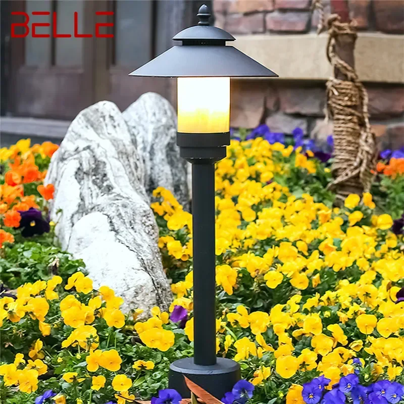 BELLE-Contemporary-Outdoor-Lawn-Lamp-LED-Electric-Waterproof-Villa ...