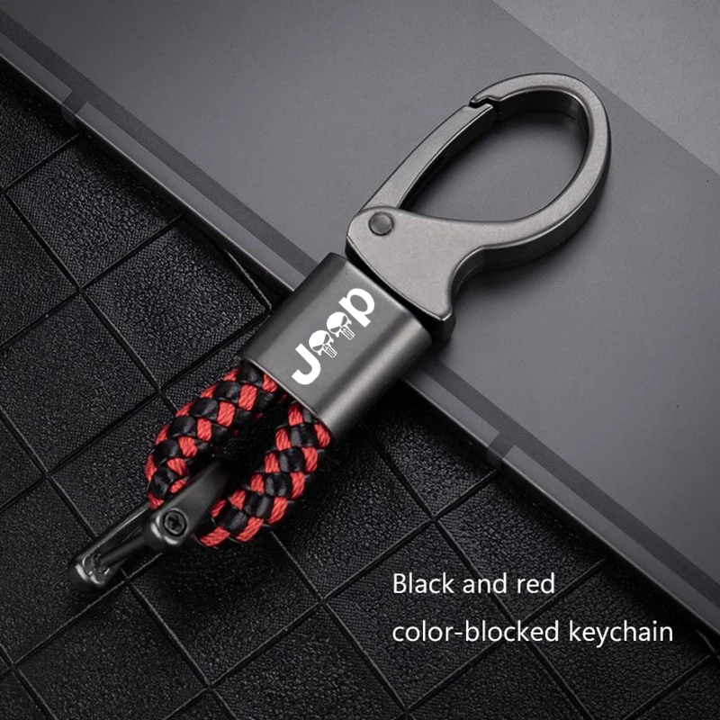For-JEEP-Calfskin-Keychain-Zinc-Alloy-Auto-Keyring-Accessories-Jeep-Car ...