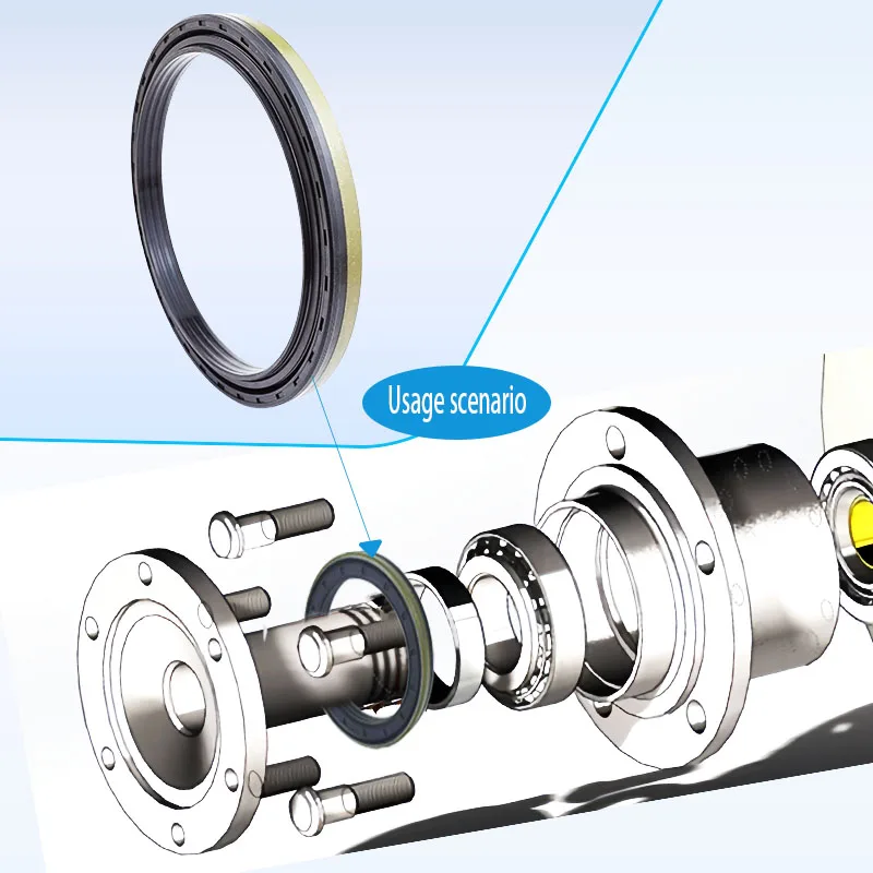 High Quality Wheel Hub Oil Seal Leak Proof Design ISO 140x170x14.5-16mm ...