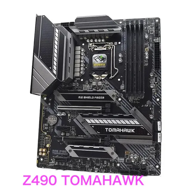 MSI MAG Z490 TOMAHAWK Desktop Motherboard 128GB LGA 1200 DDR4 ATX Mainboard - laptop ...