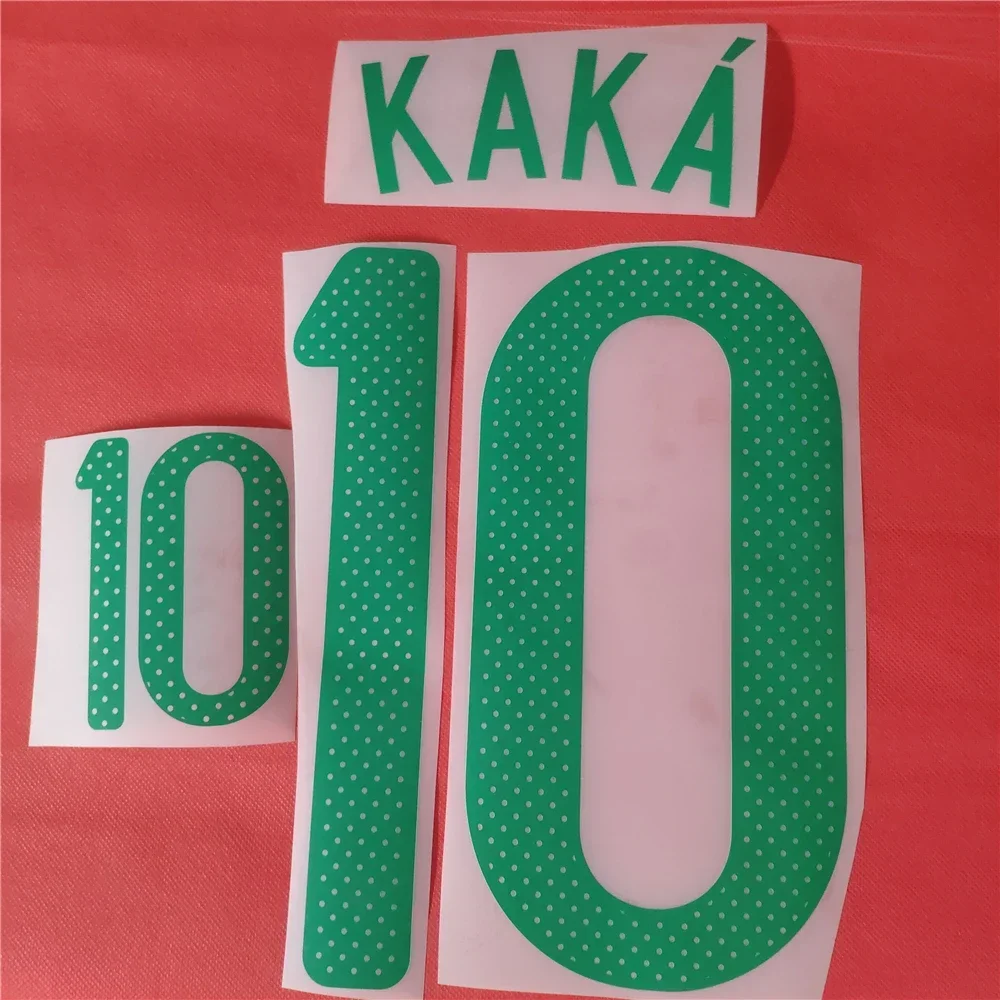 Super-A-Vinyl-material-Retro-2010-kaka-Name-and-number-Hot-stamping ...