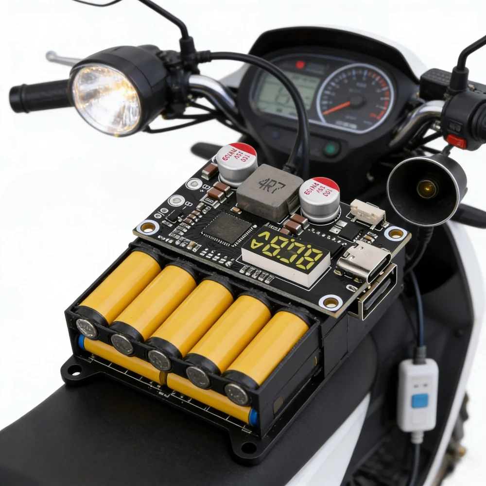 TYPE-C+USB 2-6S BMS 45W 5V 2.4A Lithium Battery Fast Charge Module ...