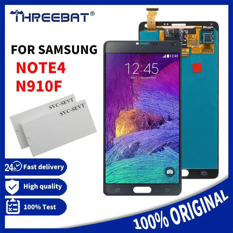 ORIGINAL AMOLED Replacement for SAMSUNG Galaxy Note 4 Note4 N910 N910C ...