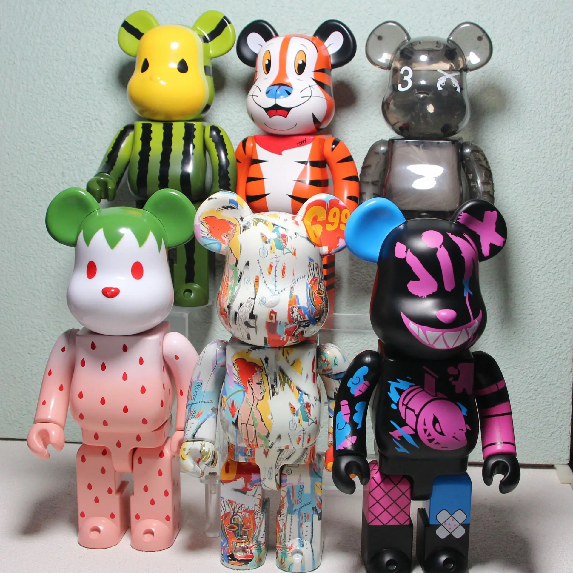 Bearbrick 400% Bearbrickly Toy 28cm Building Block Bear Table ...