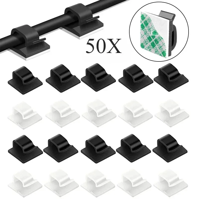 Car-Cable-Clamp-Accessories-Guiding-Line-Self-adhesive-Line-Management ...