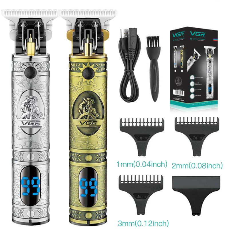 VGR cortadora de pelo T9 recargable, máquina de corte de pelo inalámbrica, cortadora de pelo ...