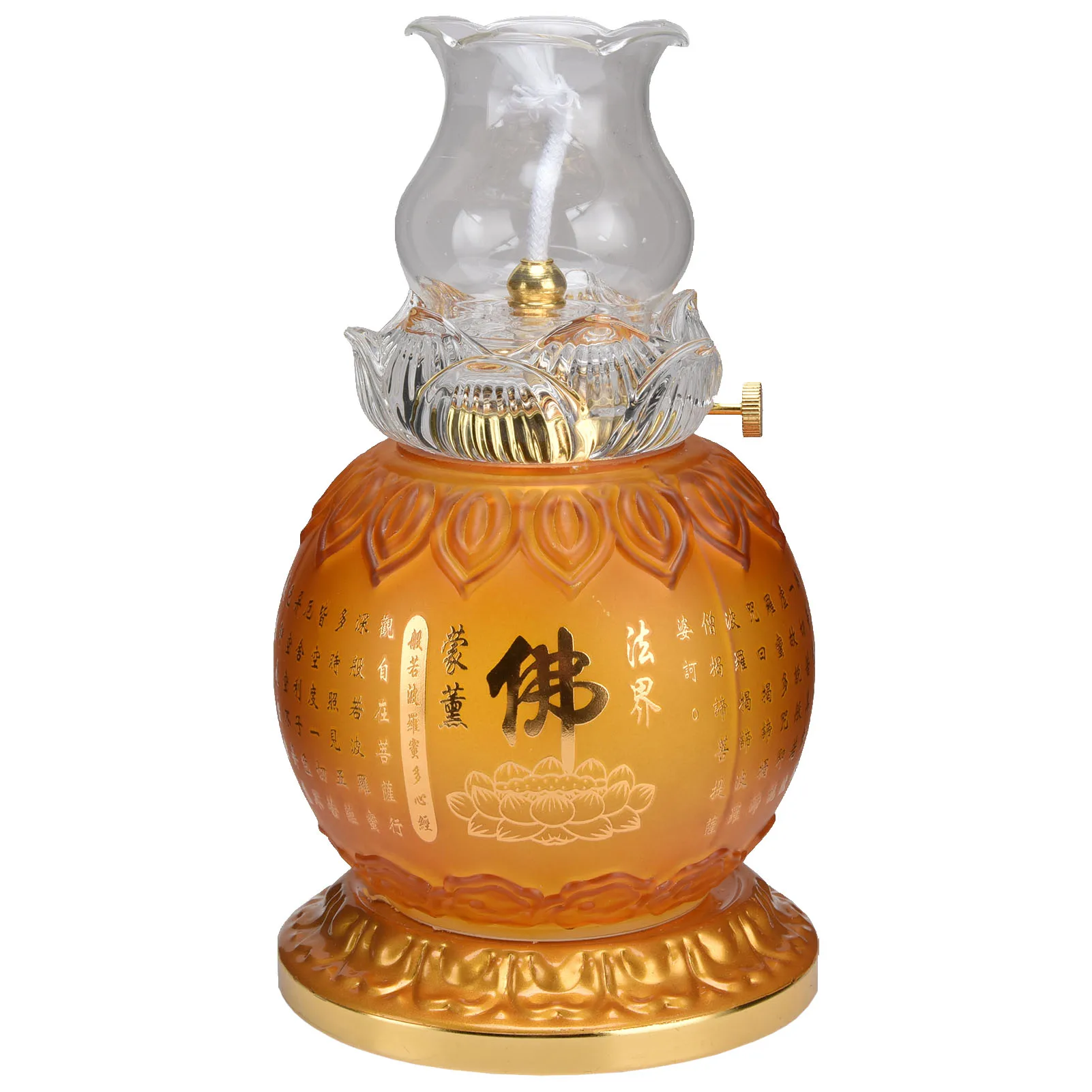 Kerosene-Lantern-Buddha-Oil-Lamp-Colored-Glaze-Prevent-Slip-Detachable ...