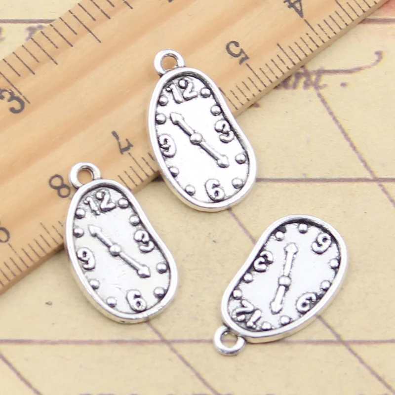 20pcs-Charms-Time-Clock-Watch-23x13mm-Tibetan-Silver-Color-Pendants ...