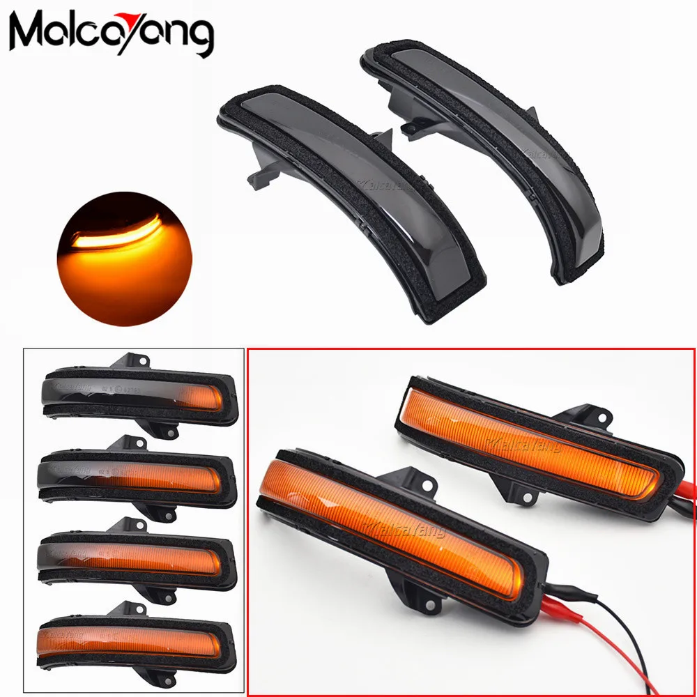 New Dynamic LED Turn Signal Lights Rearview Mirror Indicator Blinker ...