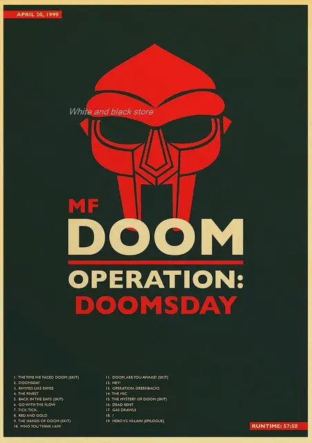 Mf Doom Patch Madvillain Kmd Operation Doomsday Rhymes Like, 59% OFF