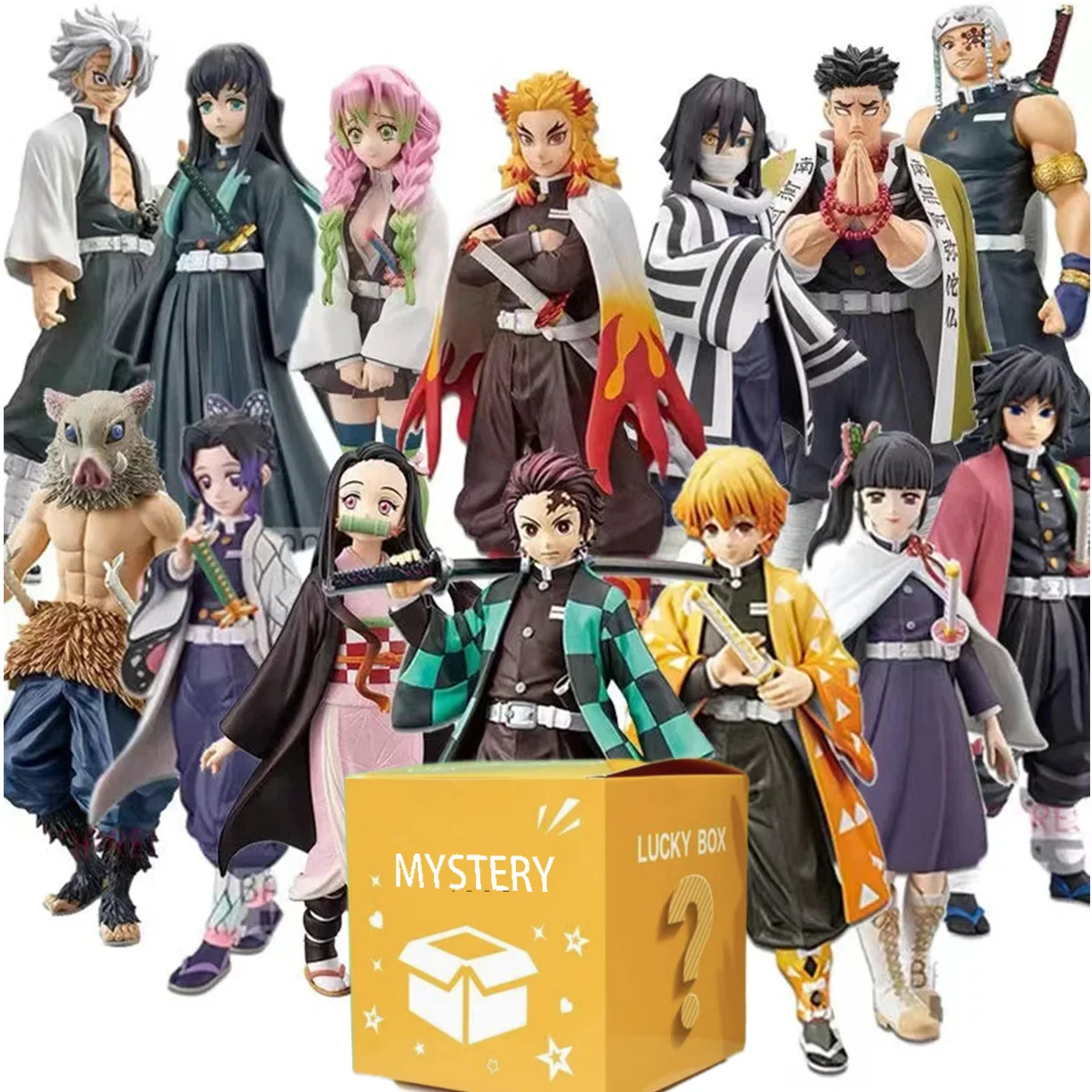 Demon-Slayer-Figure-Kimetsu-blind-box-toys-cat-figures-mystery-box ...