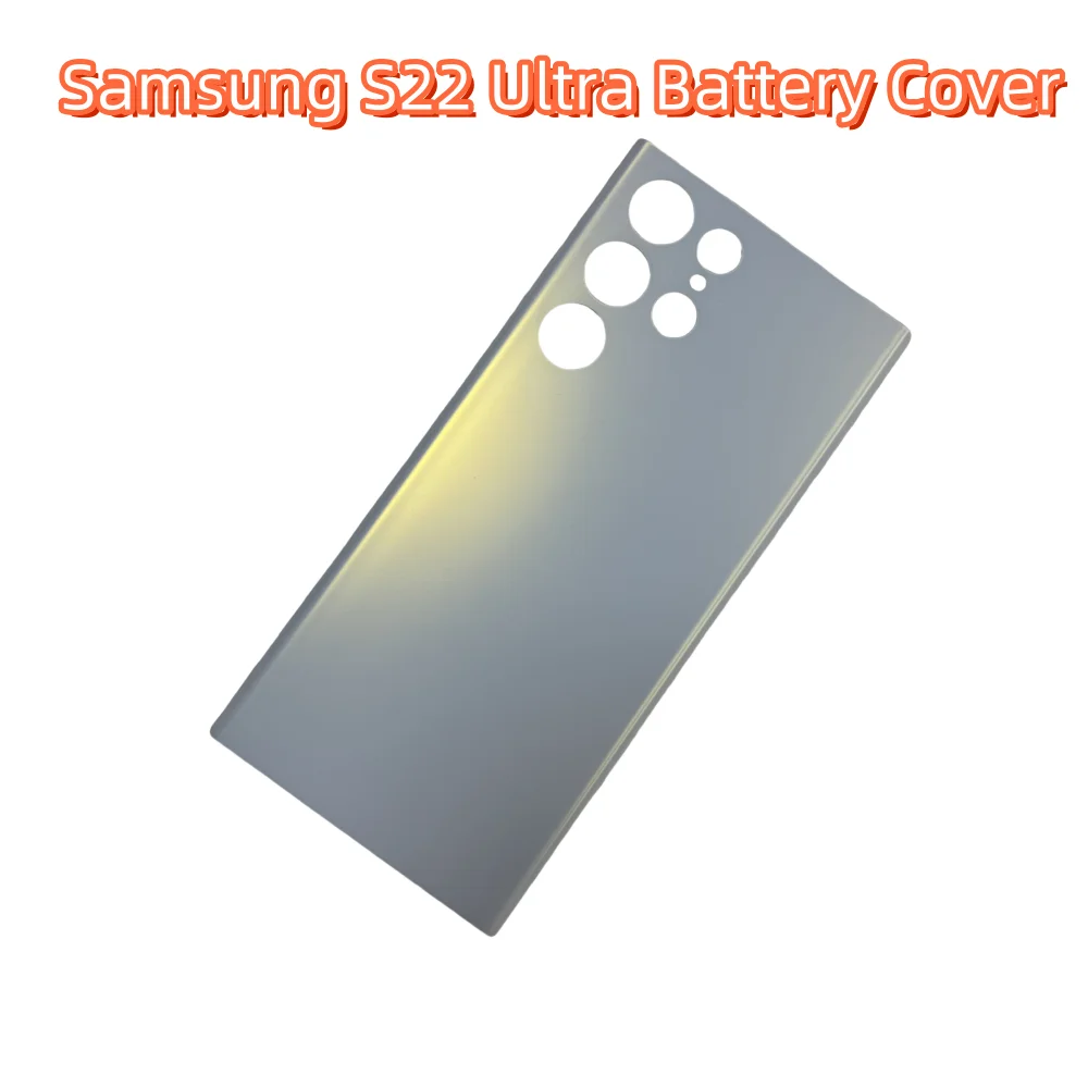 For-Samsung-Galaxy-S22Ultra-S22-ultra-5g-Glass-Back-Battery-Cover-Rear ...