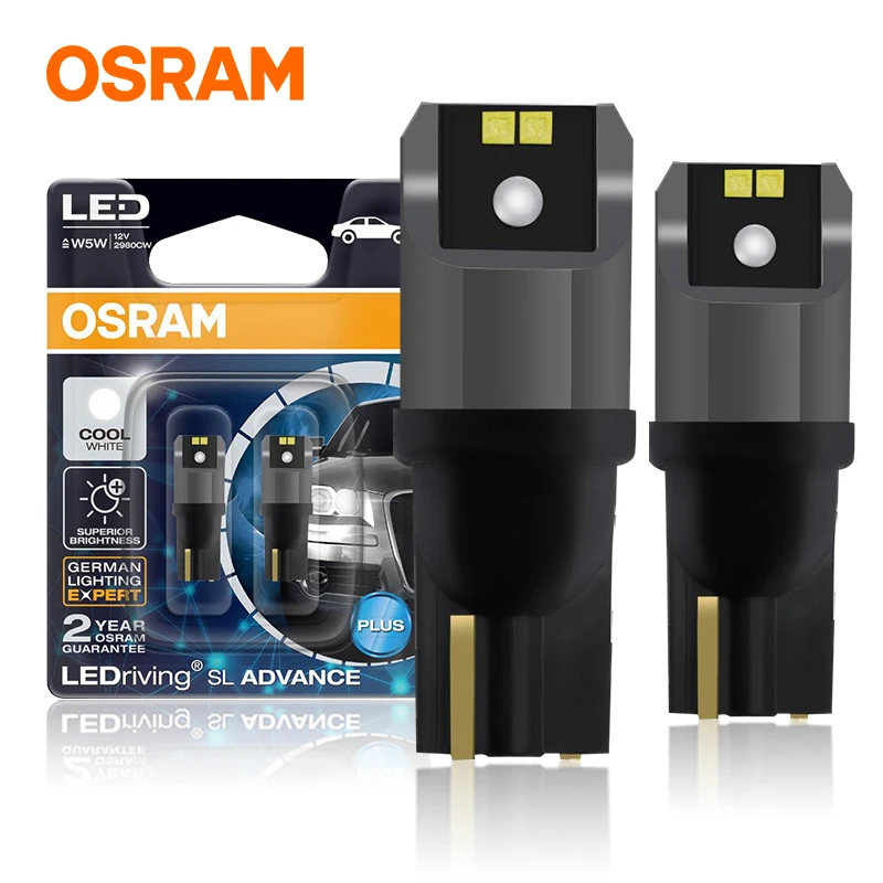 OSRAM-LED-T10-W5W-Car-Light-Bulbs-194-168-LED-5W5-Interior-Dome-Reading ...