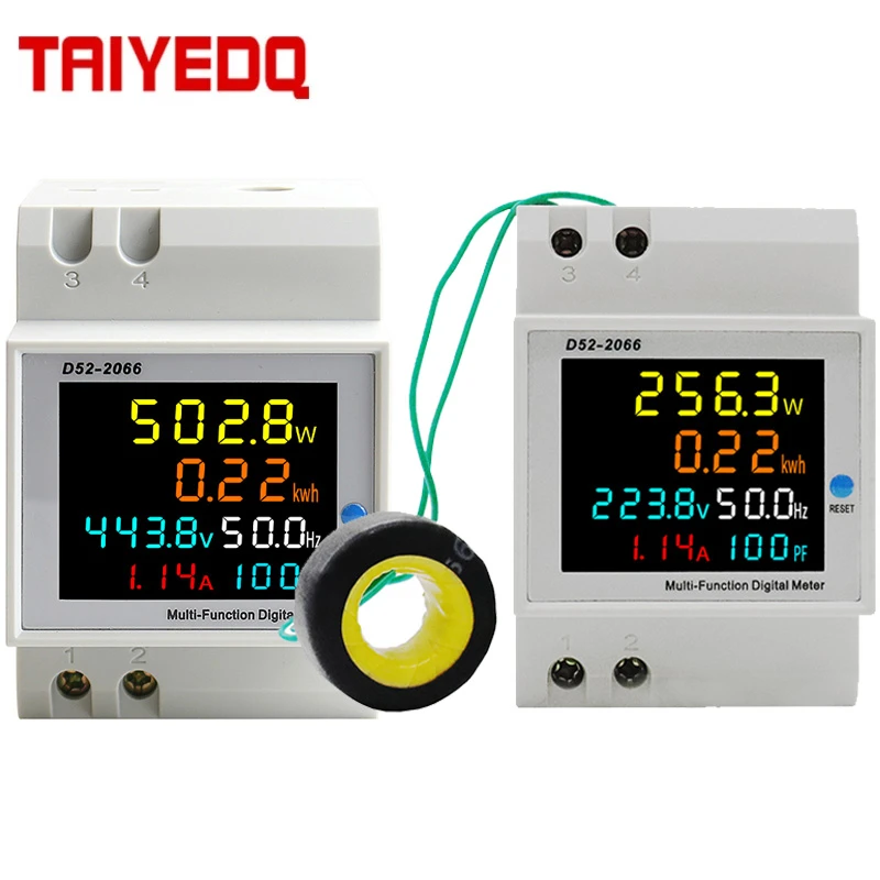 Electrical Power Measurement | Electrical Energy Meters - 6in1 Ac ...