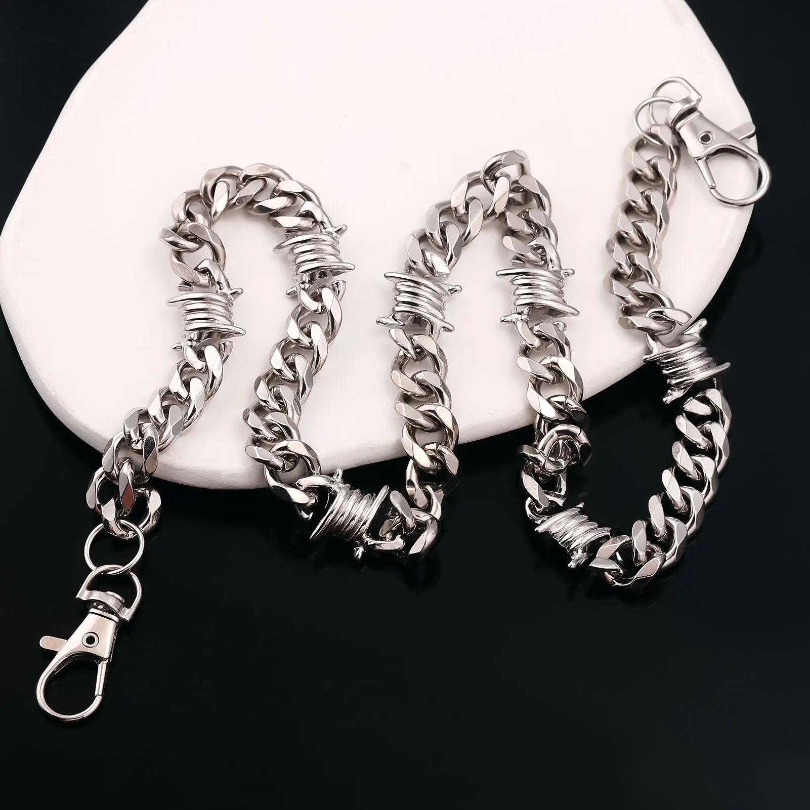 Biker Wallet Chain for Men Boyfriend, Heavy Duty Pocket Chain with ...