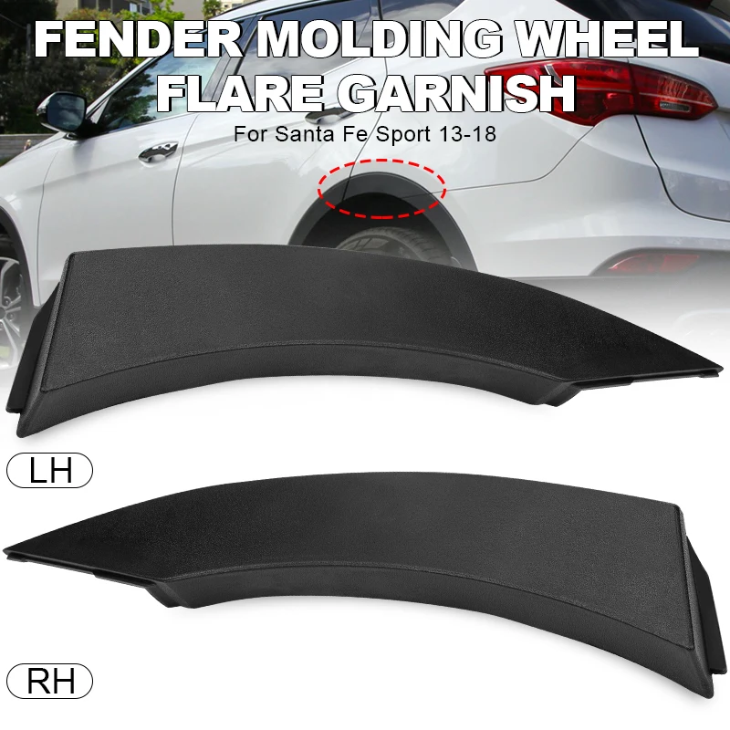 Fender-traseira-alargamento-da-roda-moldagem-enfeite-para-Hyundai-Santa ...