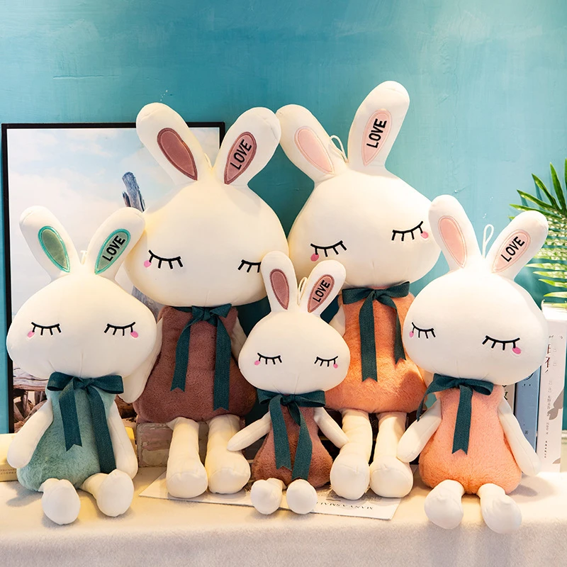 Creative-LOVE-Rabbit-Doll-Plush-Toy-Simulation-Bunny-Doll-Pillow-Soft ...