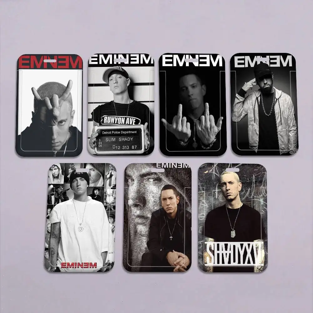 Hip Hop Rapper Singer E-Eminem Lanyard For Keys Chain Credit Card Cover ...