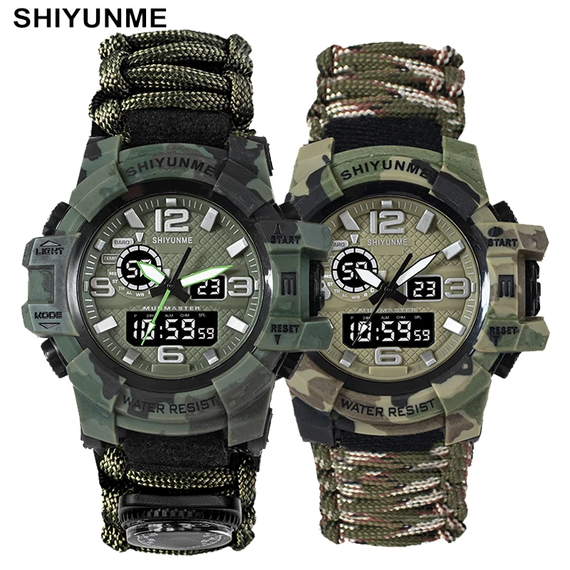 SHIYUNME G Style Military Sport Watches Men's Waterproof LED Digital ...