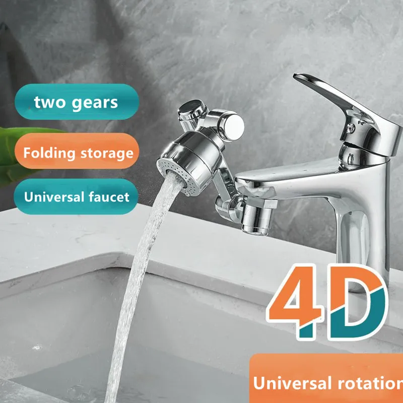 1080-New-Universal-Rotatable-Faucet-Extender-Robotic-Arm-Spray-Head-for ...
