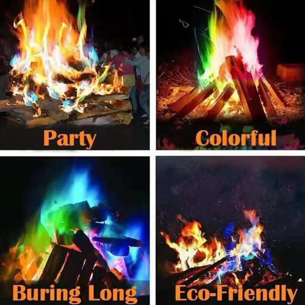 Colorful Fire Flames