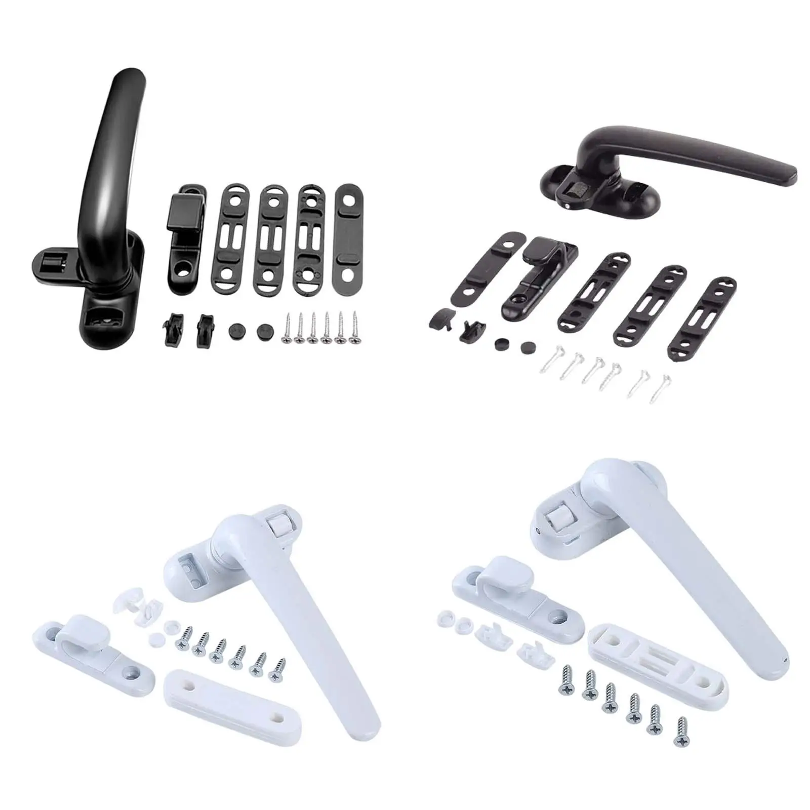 Window Handles Aluminum with Lock Handle Replacement Door Handle Window ...