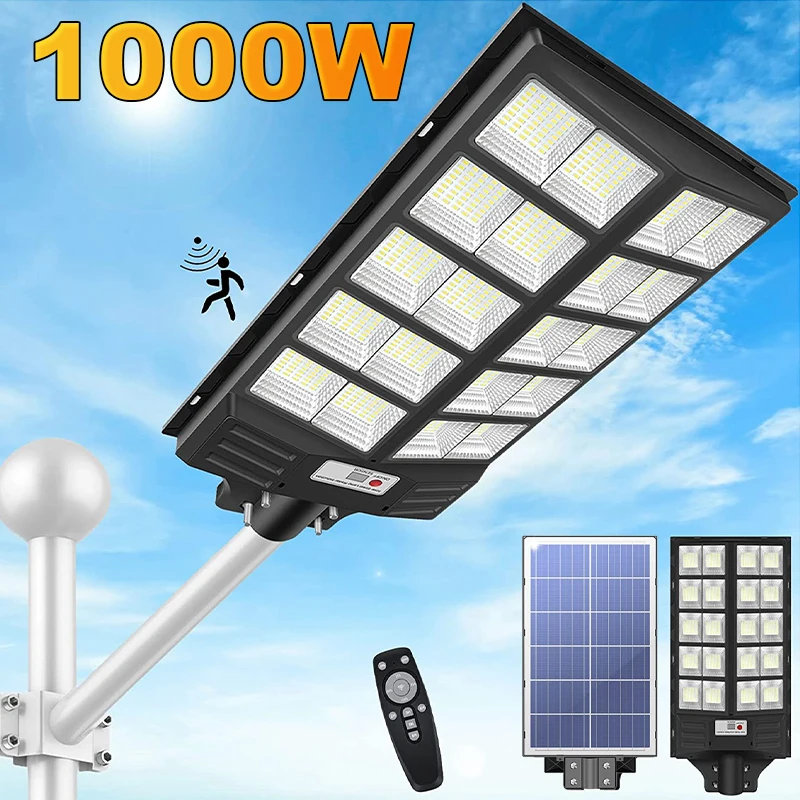 1000watts-Solar-street-Light-with-Motion-Sensor-Outdoor-500led-Wireless ...