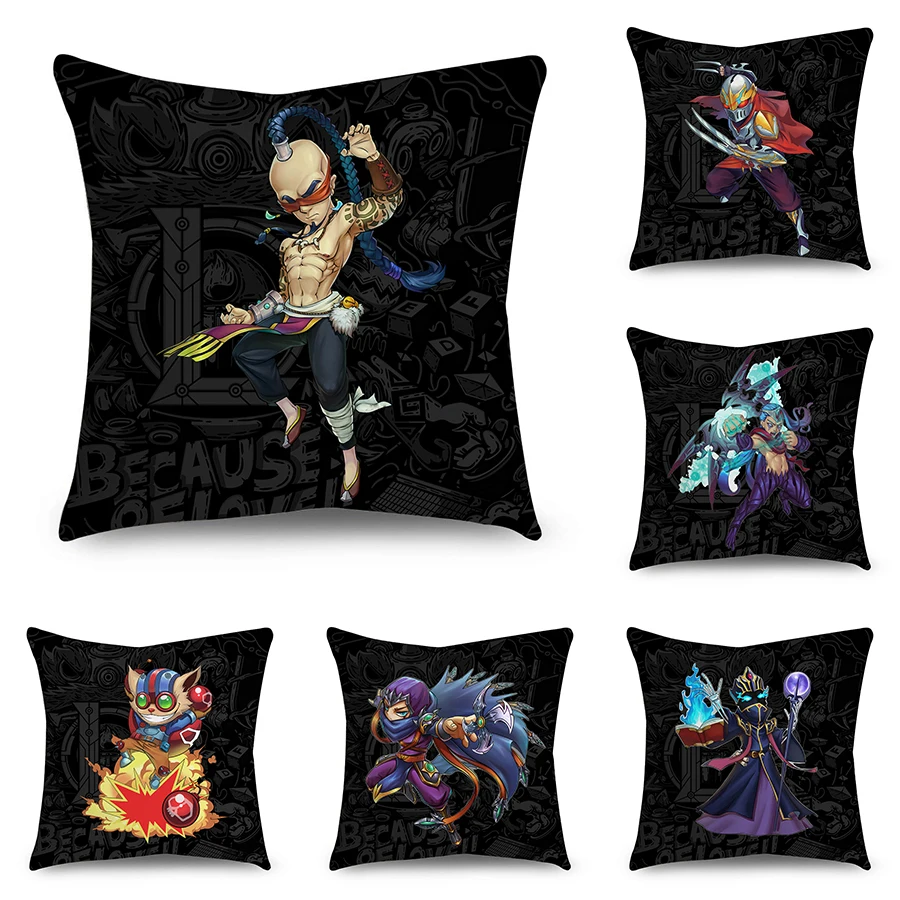 League Legends Pillow Cushion | League Legends Anime Pillow - Cushion ...