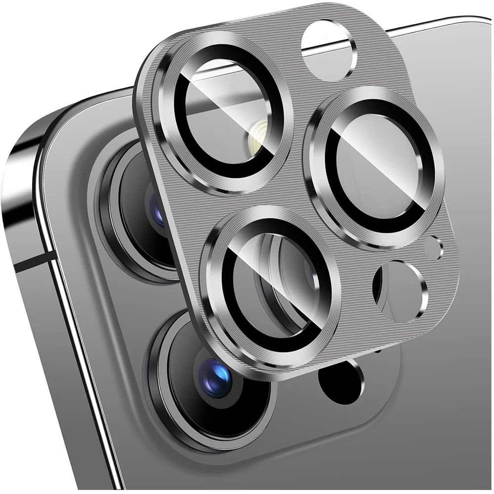 Gray-Metal-Camera-Lens-Protector-Cover-for-iPhone-15-Pro-Max-14-Plus-13 ...
