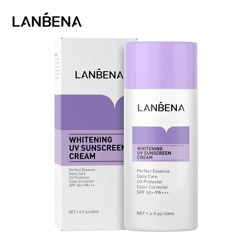 LANBENA-Purple-Uv-Whitening-Sunscreen-Cream-SPF50-Moisturizing-Brighten ...