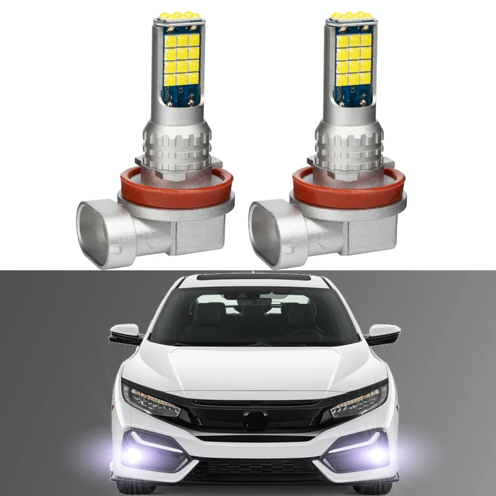 2Pcs-LED-Fog-Lamp-Bulbs-For-Honda-Civic-2016-2017-2018-2019-2020-2021 ...
